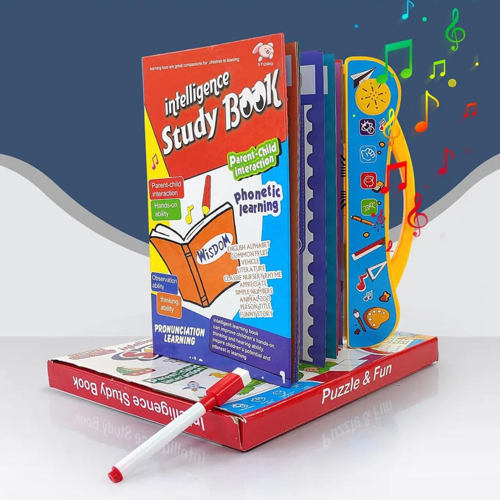 Intelligence Sound Book Learning Cards for Children,English Letters ...